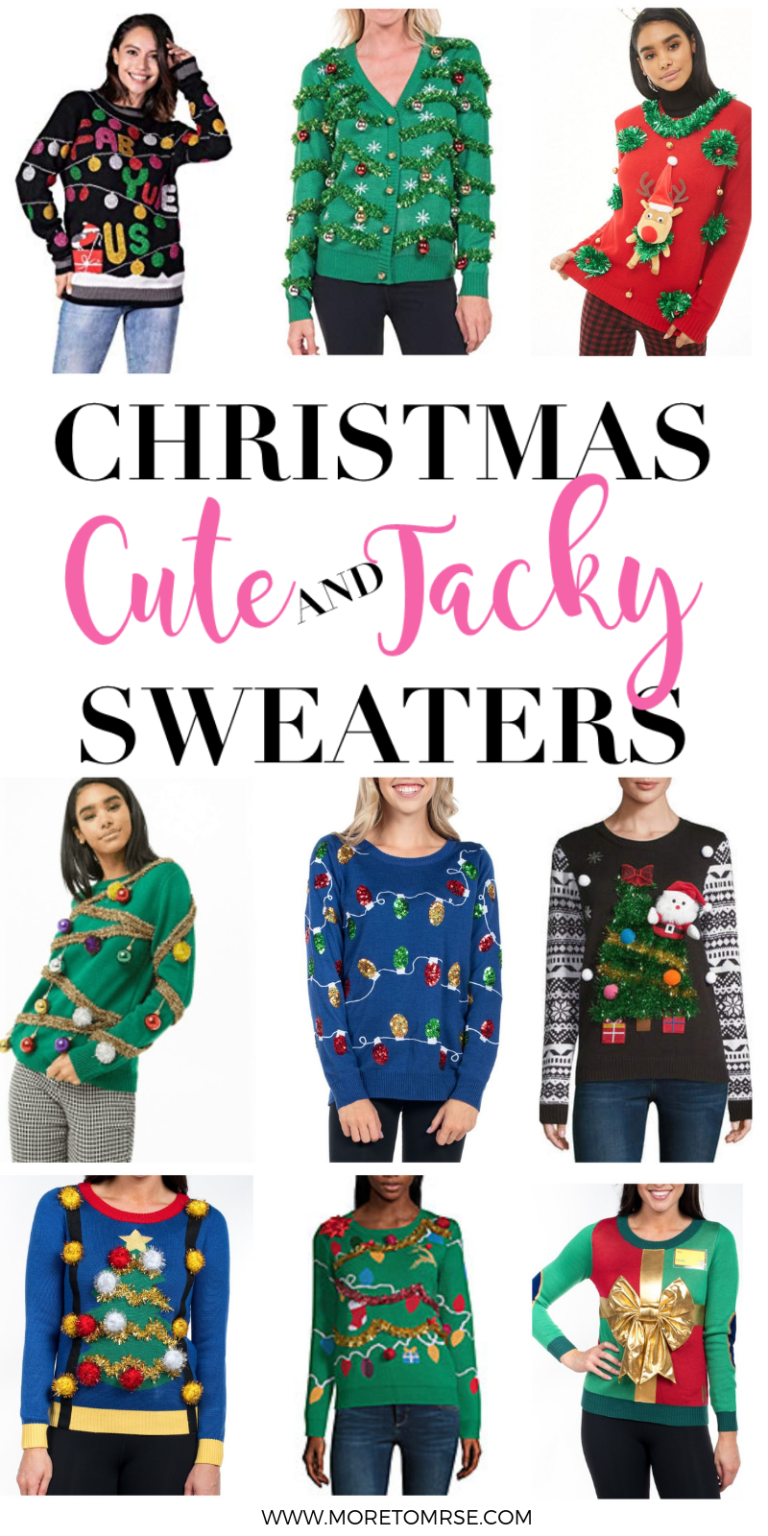 Cute Tacky Christmas Sweater: Spreading Holiday Cheer | More to Mrs. E